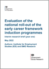 Evaluation of the national roll-out of the early career framework ...